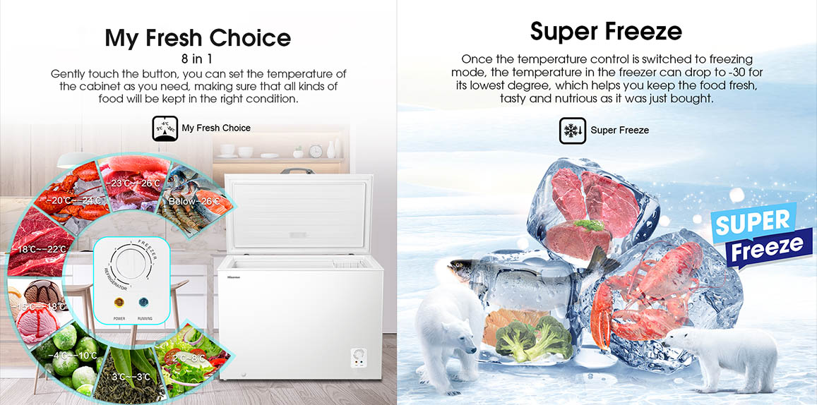 Hisense Malaysia has released a line of chest freezers that are ideal ...