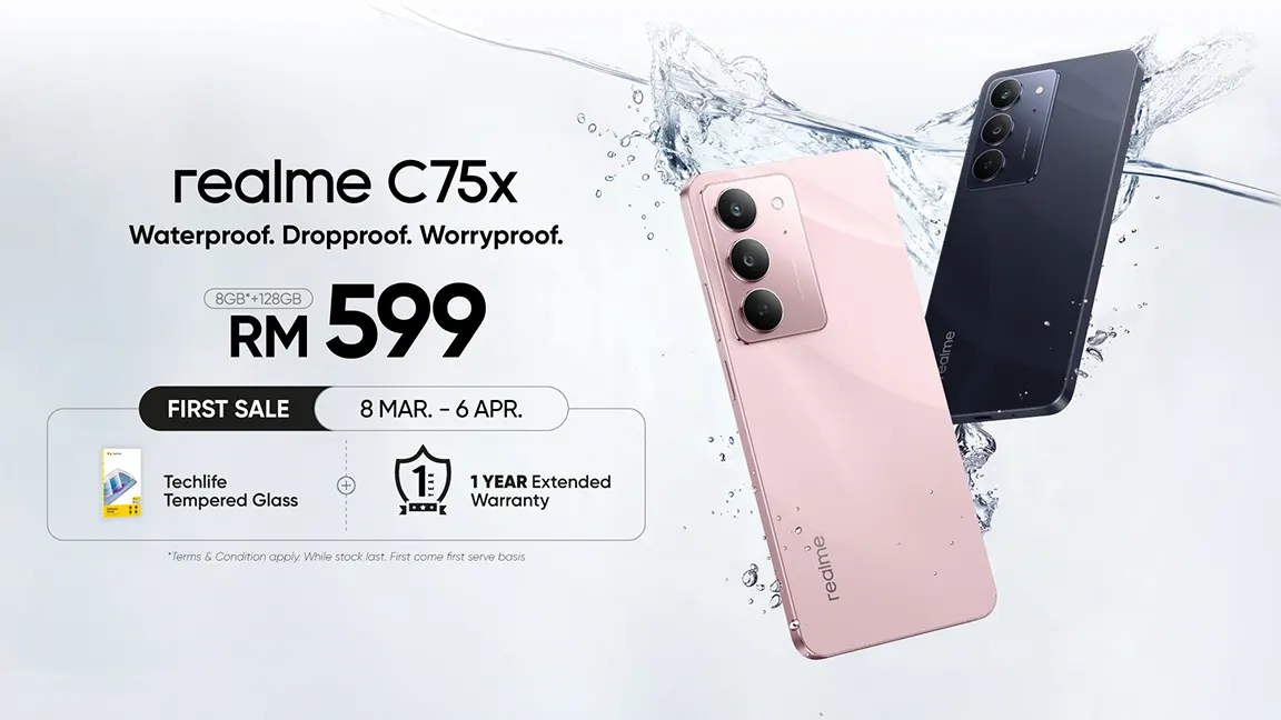 realme's new entry-level C75x smartphone hits the shelves in Malaysia ...