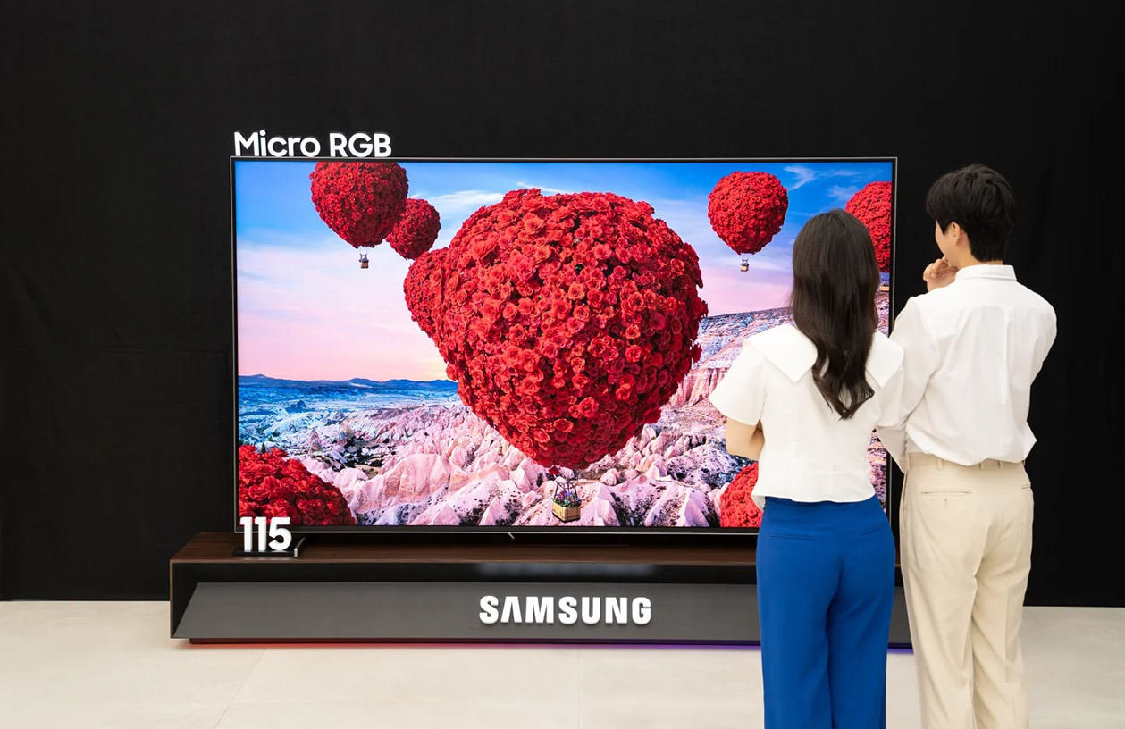 Samsung presents the first-ever premium Micro RGB 115-inch screen