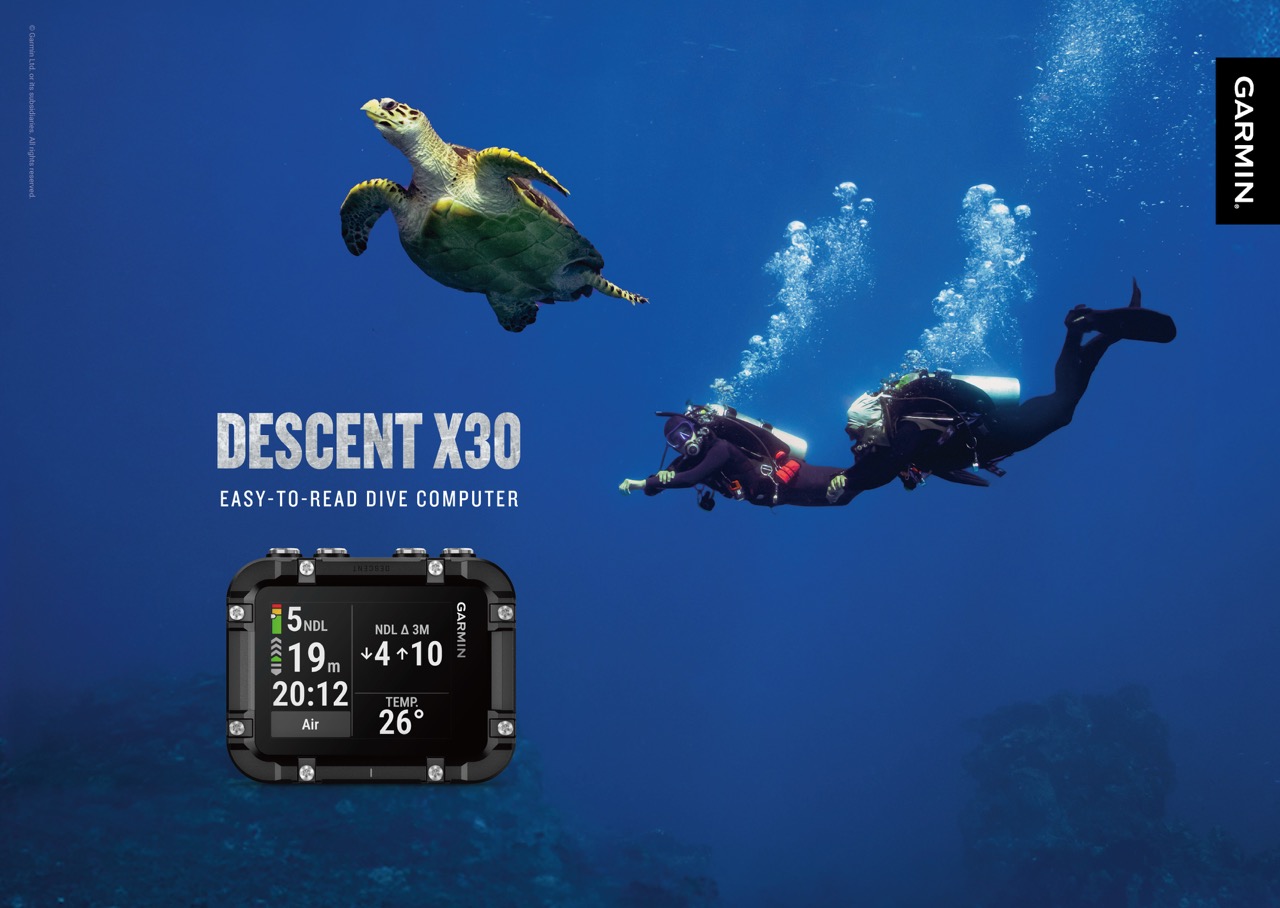 Garmin Descent X30: Large-Format Dive Computer is Ready for the Ocean