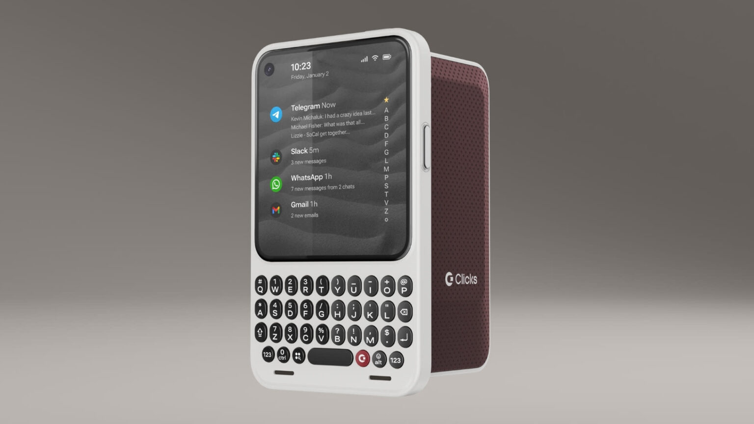 Clicks Unveils Its First Smartphone and a Modular Power Keyboard at CES ...